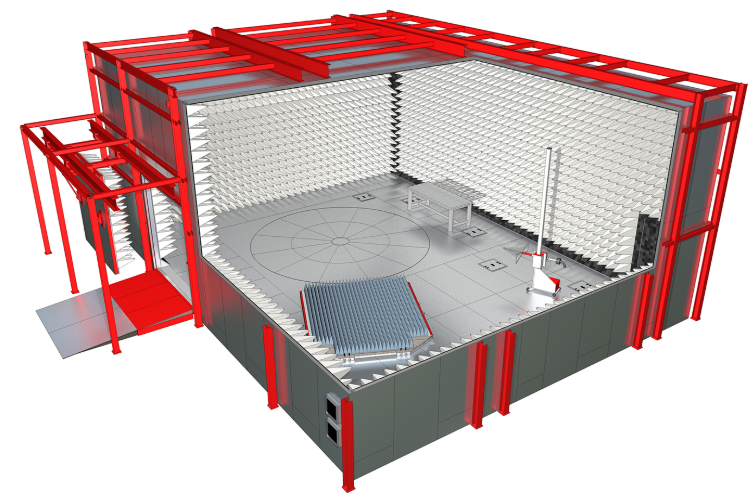 FRANKONIA - SAC-10V - Semi Anechoic 10m EMC Chamber dedicated to ...