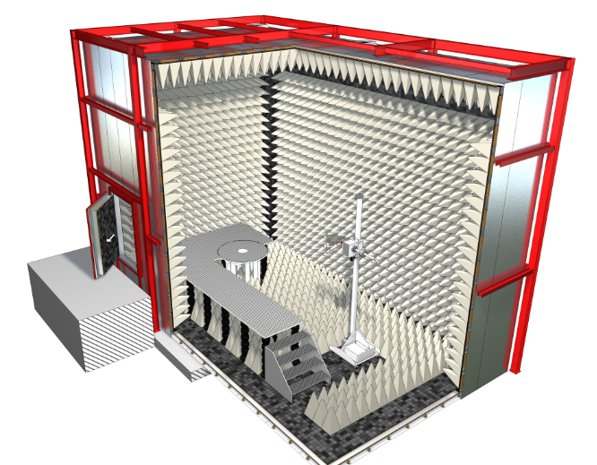FRANKONIA - FAC-3 L - Fully Anechoic 3M EMC Chamber for floor-standing ...