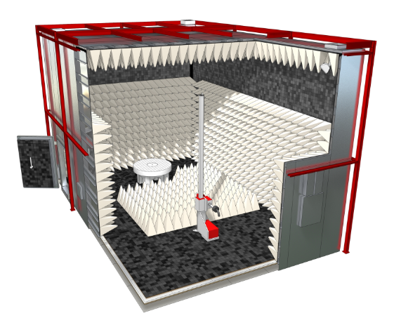 FRANKONIA - SAC-3 Plus - Semi Anechoic 3m EMC Chamber with dome-shape ...
