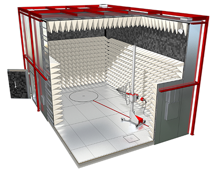 FRANKONIA - SAC-5 Square Semi Anechoic 5m EMC Chamber with traditional ...